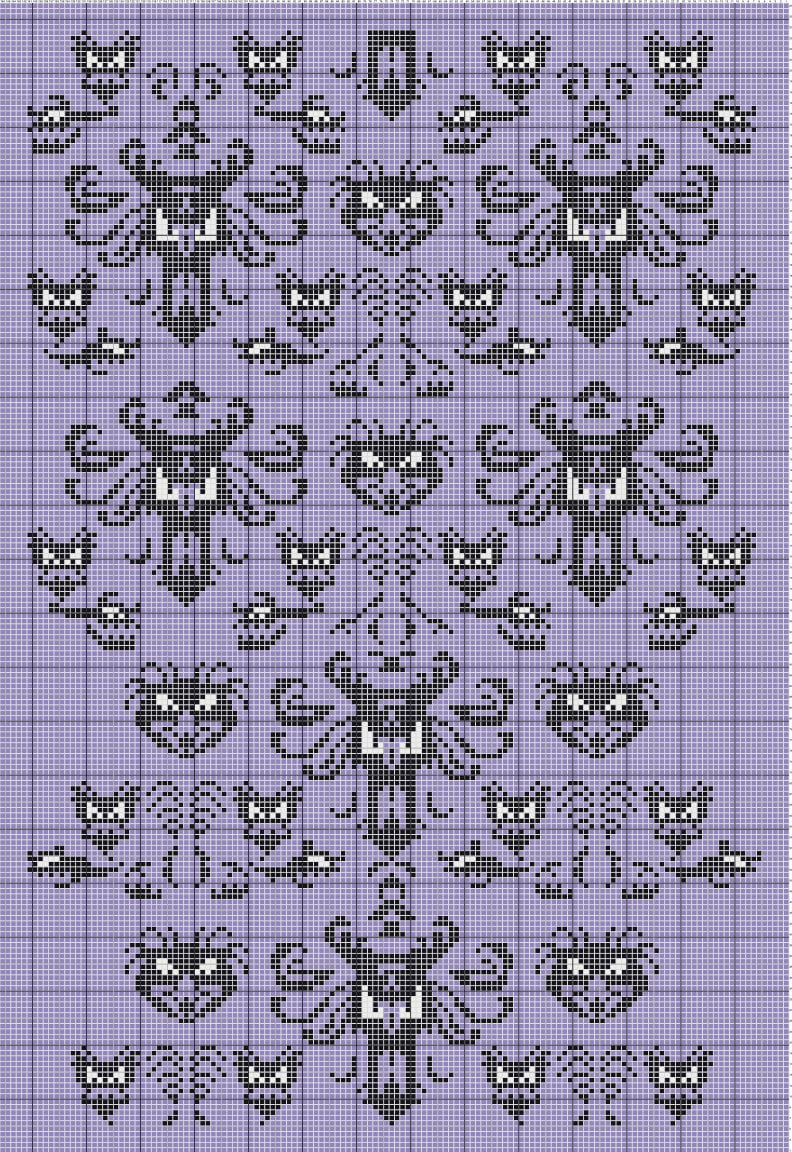 Haunted Mansion Eye Wallpaper Blanket Crochet Graphgan Pattern - Etsy