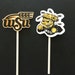 Wichita State Shockers Cupcake Toppers WSU Shockers College Graduation ...