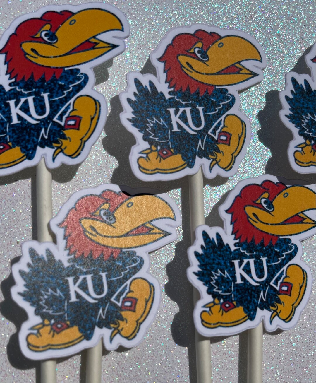 Kansas University Cupcake Toppers: Graduation Party Decorations - Etsy