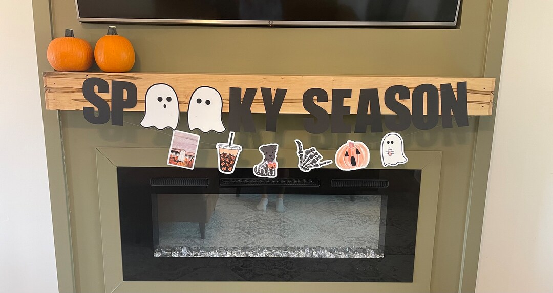 Spooky Season Banner: Halloween Party Decor - Etsy