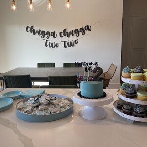 Chugga Chugga Two Two | Chugga Chugga Two Two Banner | Second Birthday ...