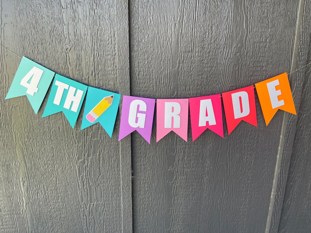 Back to School First Day of School Banner Classroom Banner Kindergarden ...