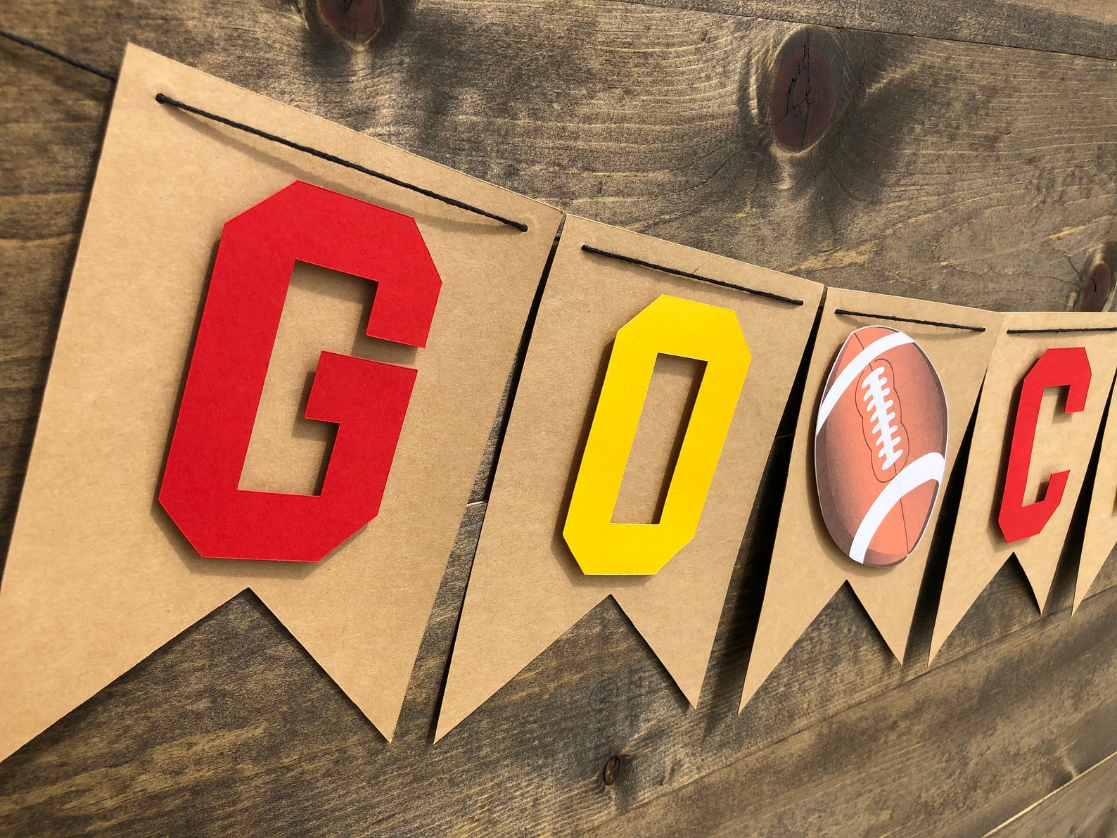 Chiefs Banner NFL Banner Football Banner Football Decor | Etsy