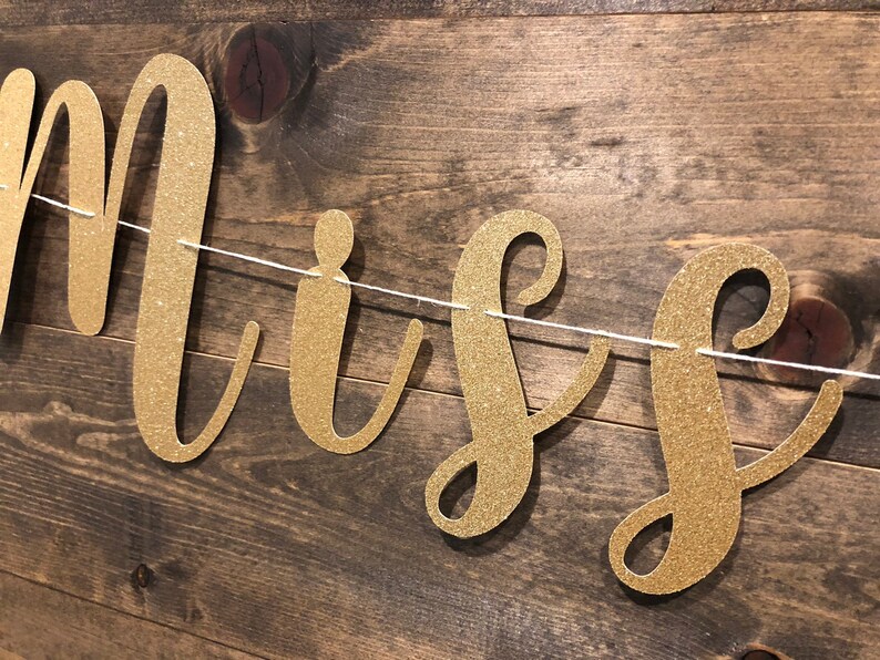 Miss to Mrs Banner Bridal Shower Banner Bachelorette Party | Etsy