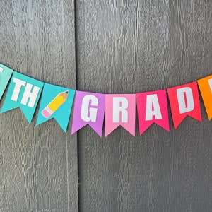 Back to School | First Day of School Banner | Classroom Banner ...