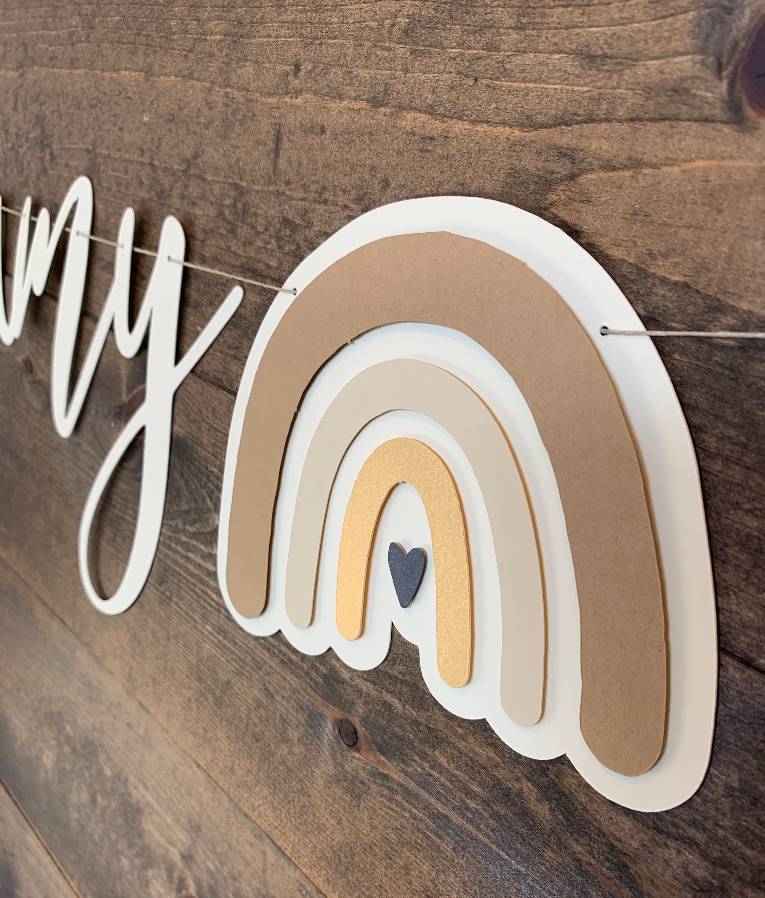 Boho Banner | Boho Rainbow | Boho Baby | Boho Rainbow Banner | Neutral ...