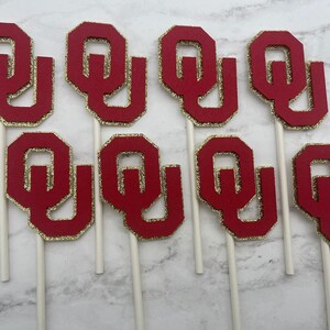 University of Oklahoma | University of Oklahoma Cupcake Toppers ...