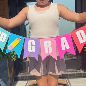 Back to School | First Day of School Banner | Classroom Banner ...