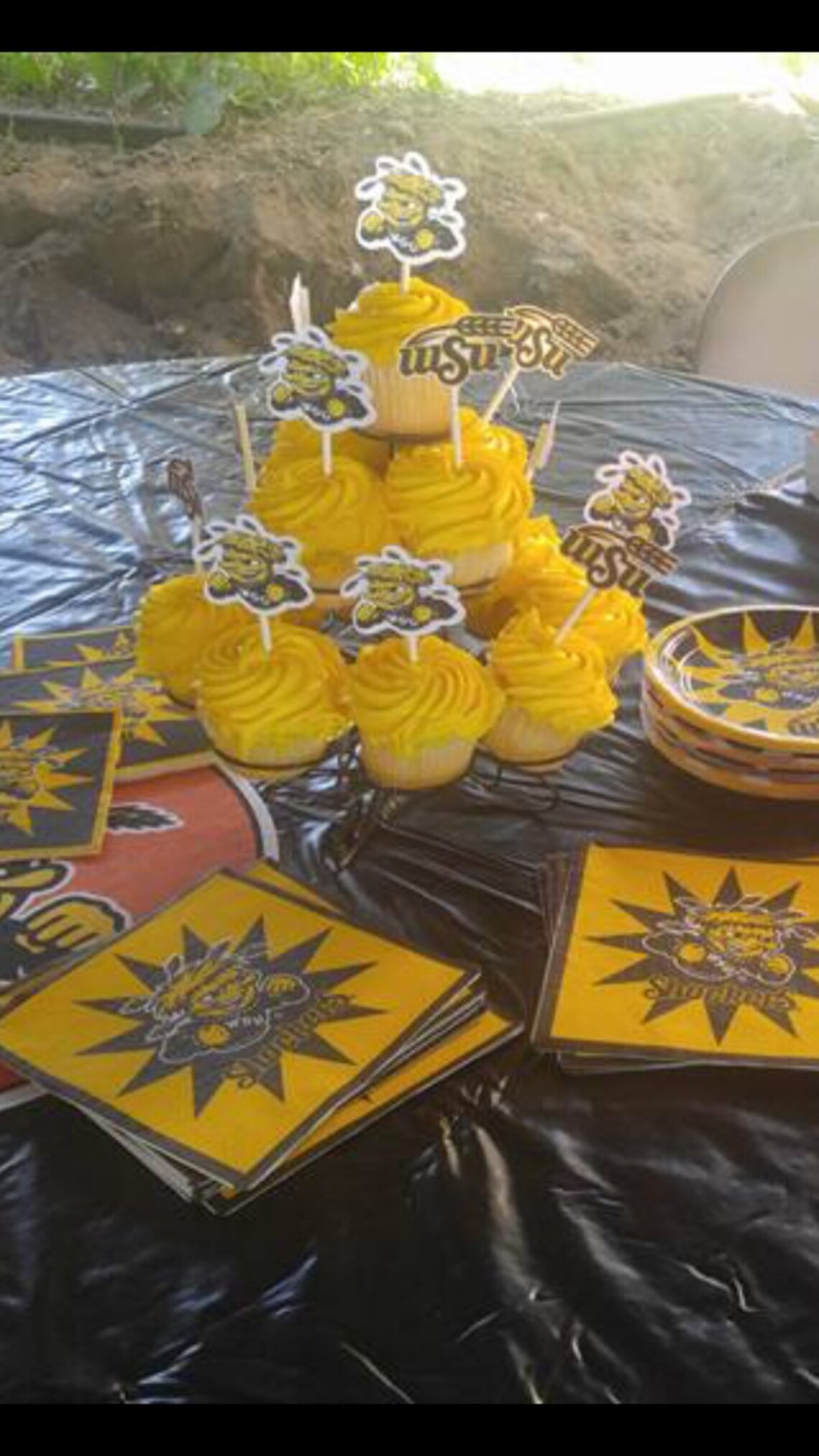 Wichita State Shockers Cupcake Toppers WSU Shockers - Etsy