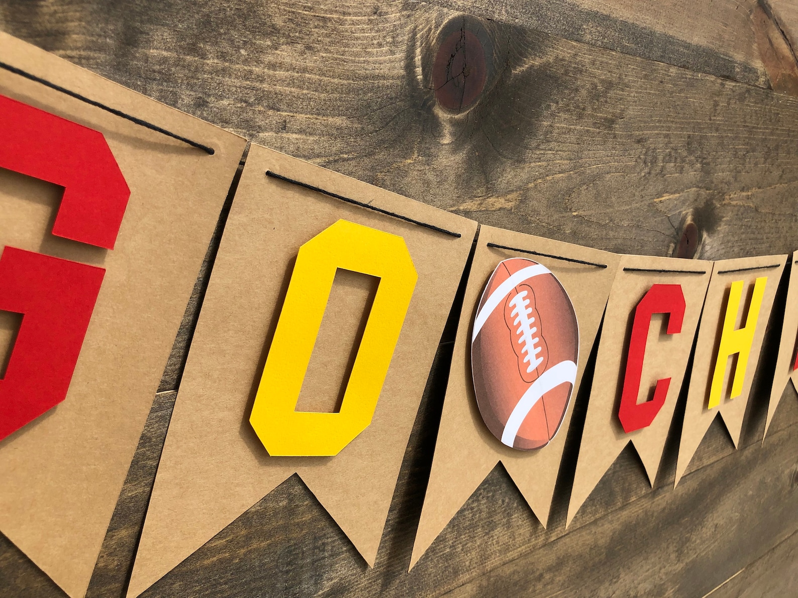 Chiefs Banner NFL Banner Football Banner Football Decor - Etsy