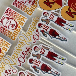 Chiefs Cupcake Toppers: Patrick Mahomes, NFL Football Decor - Etsy