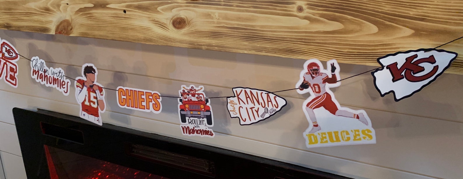 Chiefs Banner NFL Banner Football Banner Football Decor - Etsy