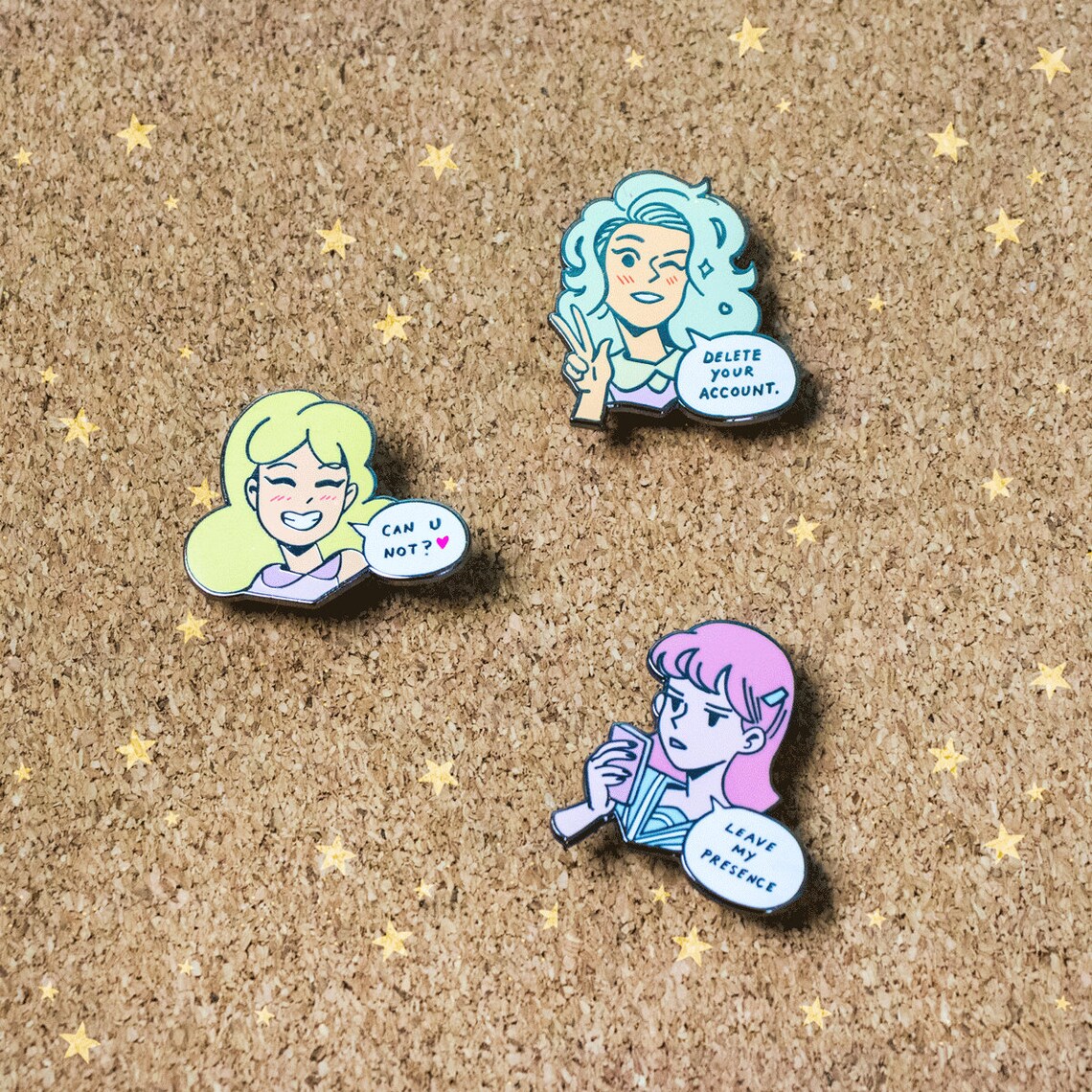 Enamel Pins • Passive Aggressive Set - Etsy