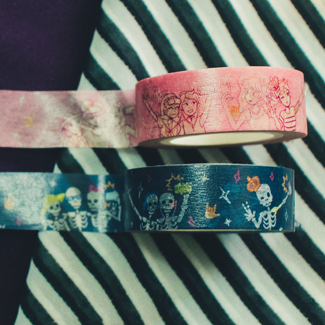 Washi Tape • Selfie X Skelfie Collab With @cuchintachan - Etsy