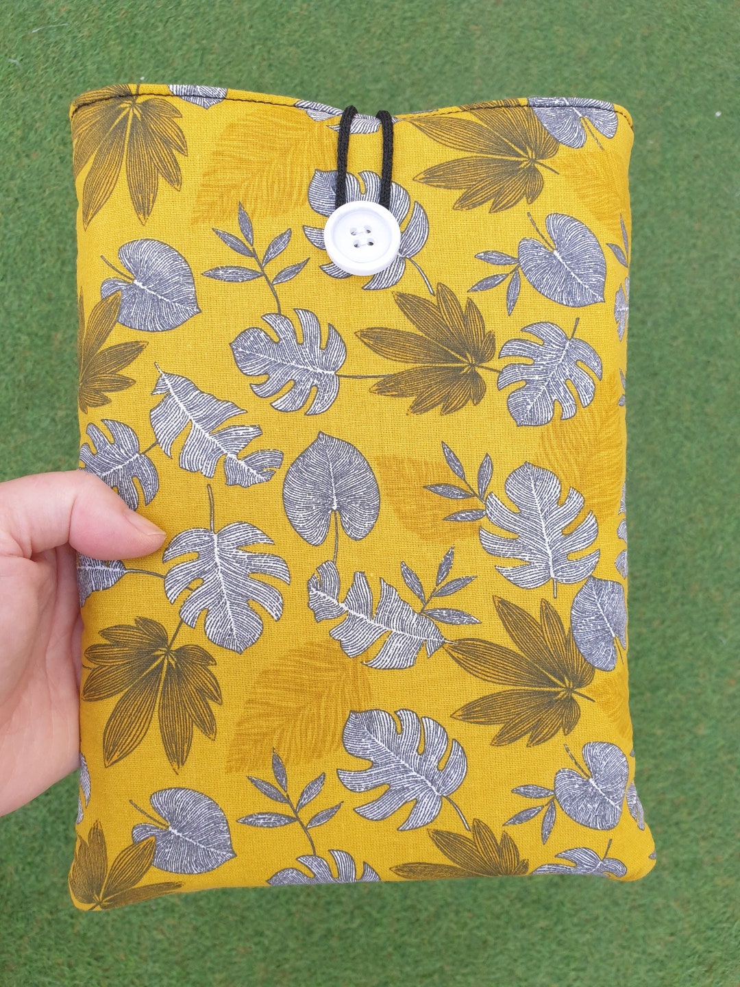 Padded Book Sleeve With Closure, Paperback Book Cover, E-reader Sleeve ...