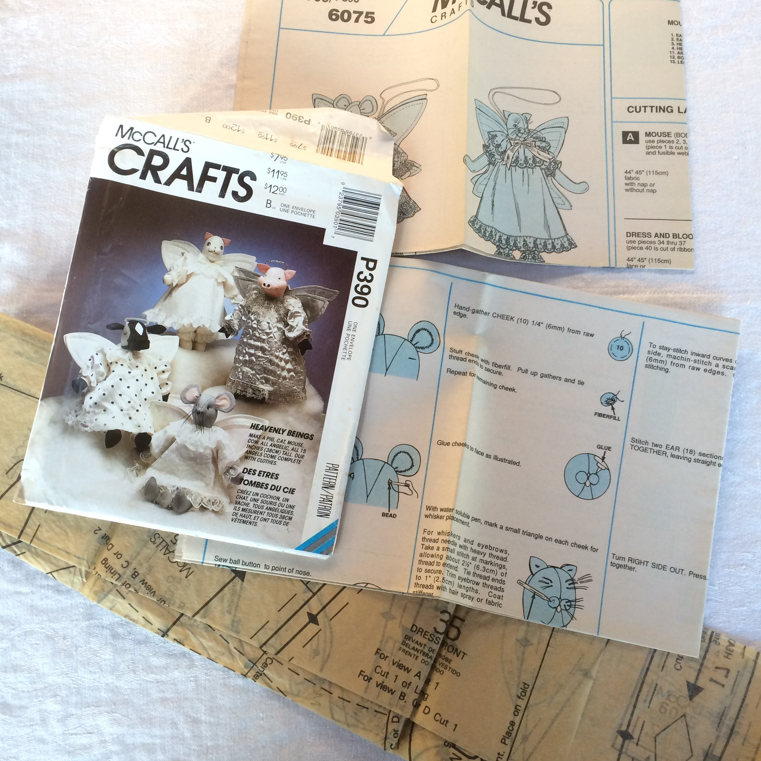 Mccall's Craft Pattern P390 UNCUT Factory Folded | Etsy