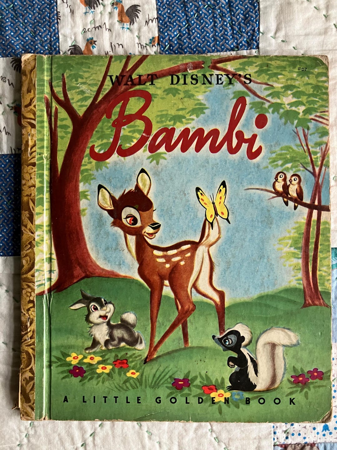 Vintage 1948 Little Golden Book Walt Disney’s “bambi”, G Edition - Etsy