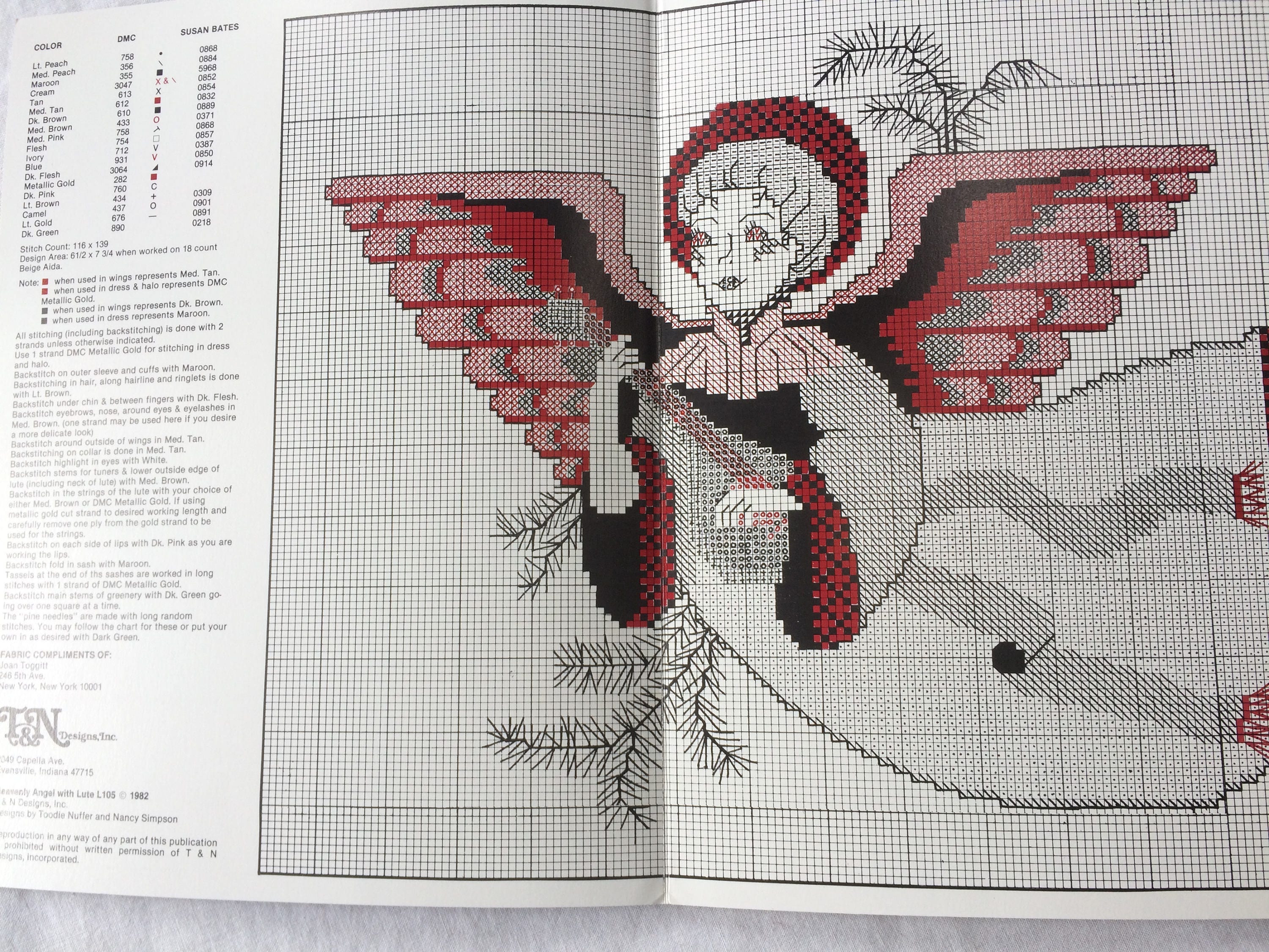 Vintage Set of 2 Angel Counted Cross Stitch Pattern Books | Etsy