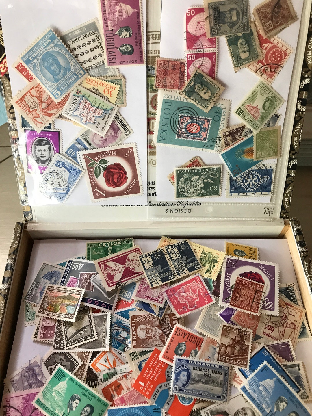 Packet of 50 Worldwide Postage Stamps for Travel Journals Junk Journals ...