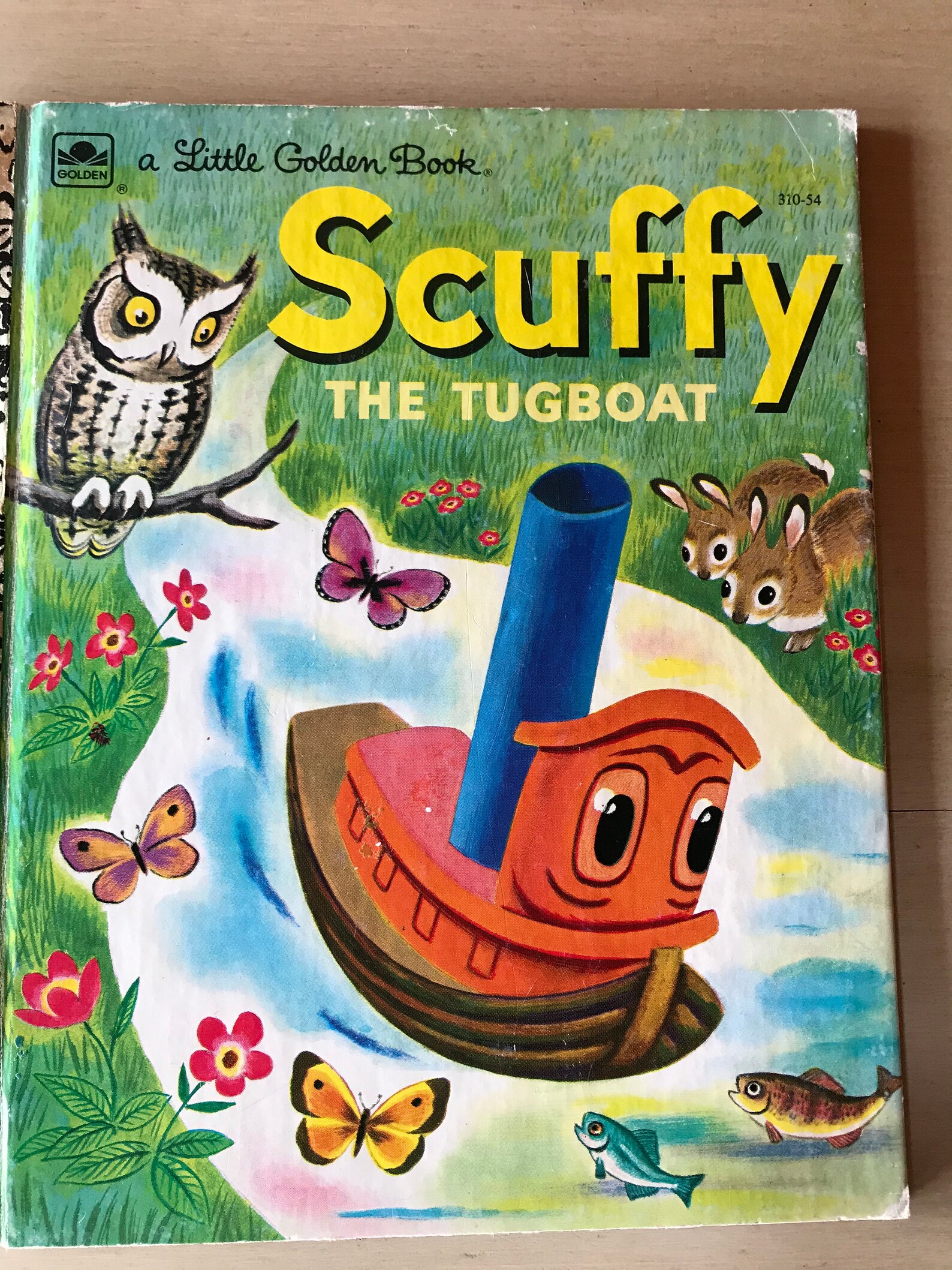 Scuffy the Tugboat, A Little Golden Book, by Gertrude Crampton ...