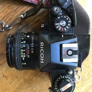 Ricoh SLR 35mm XR-1 Camera With Vivitar Flash, No Lens Cap, 1970's - Etsy