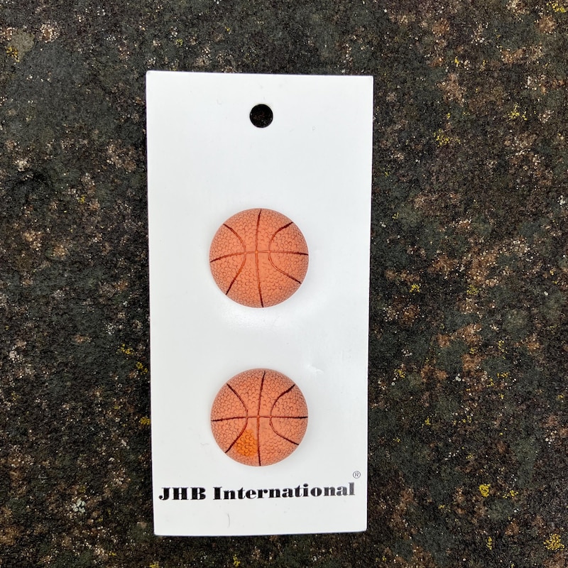 Basketball Buttons - Etsy