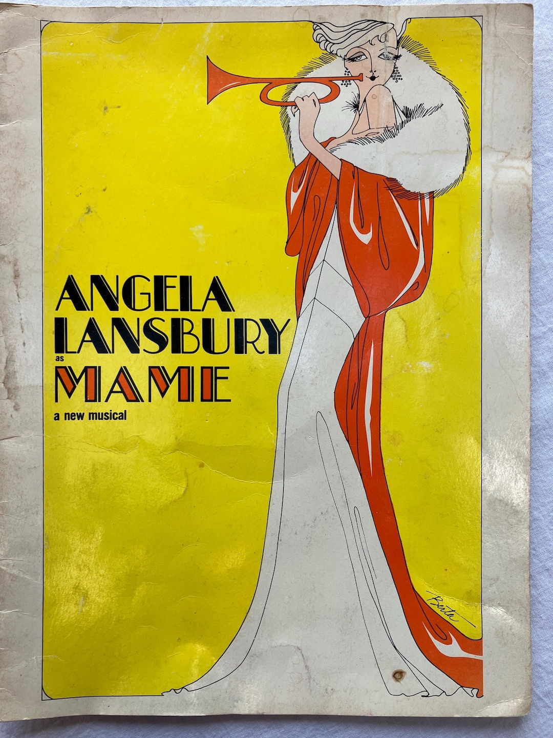 Original Angela Lansbury As “Mame” Program, Souvenir Theater Program ...