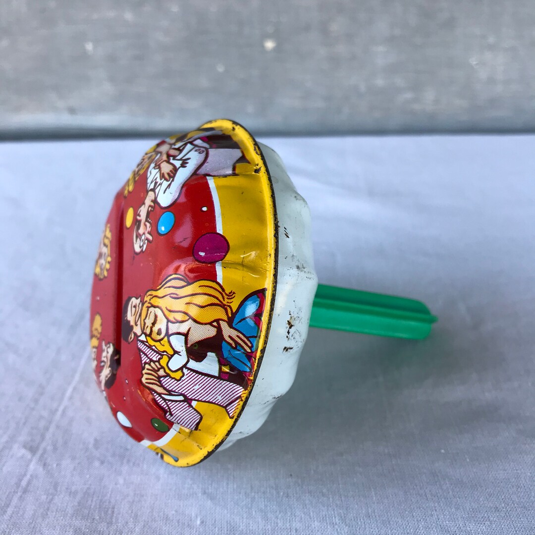Vintage Tin Litho Noisemaker, Shaker Noise Maker, Collectible Tin ...