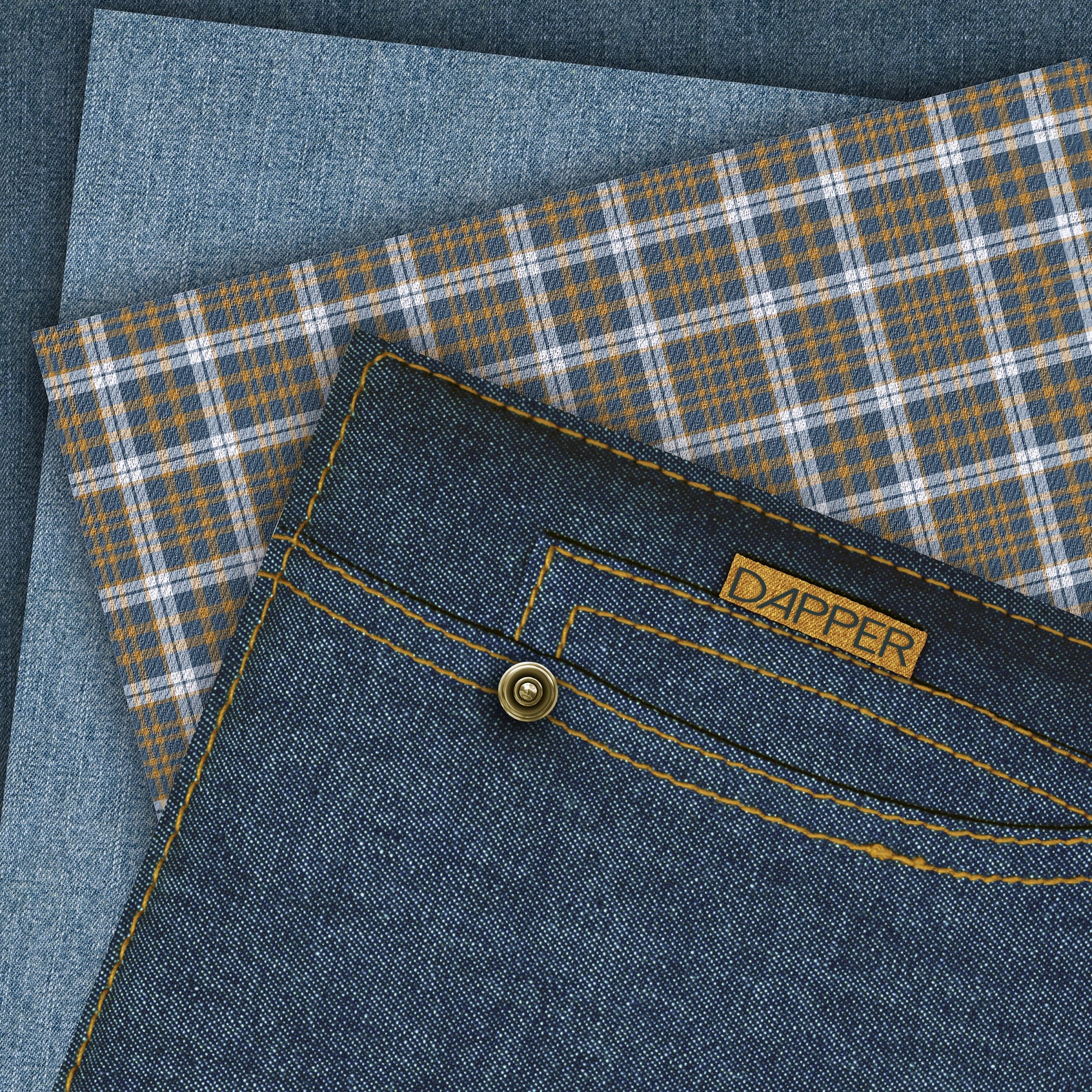 Dapper Denim - Digital Paper Pack - Denim / Stripes / Solid Colors ...