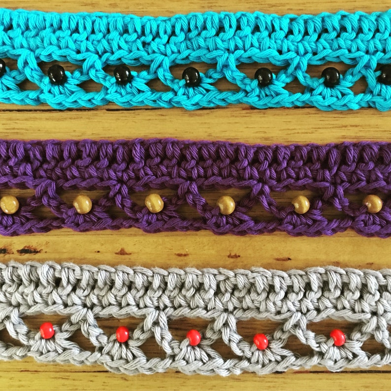 Crochet Choker Pattern PDF Crocheted Pattern Custom Beaded - Etsy Australia