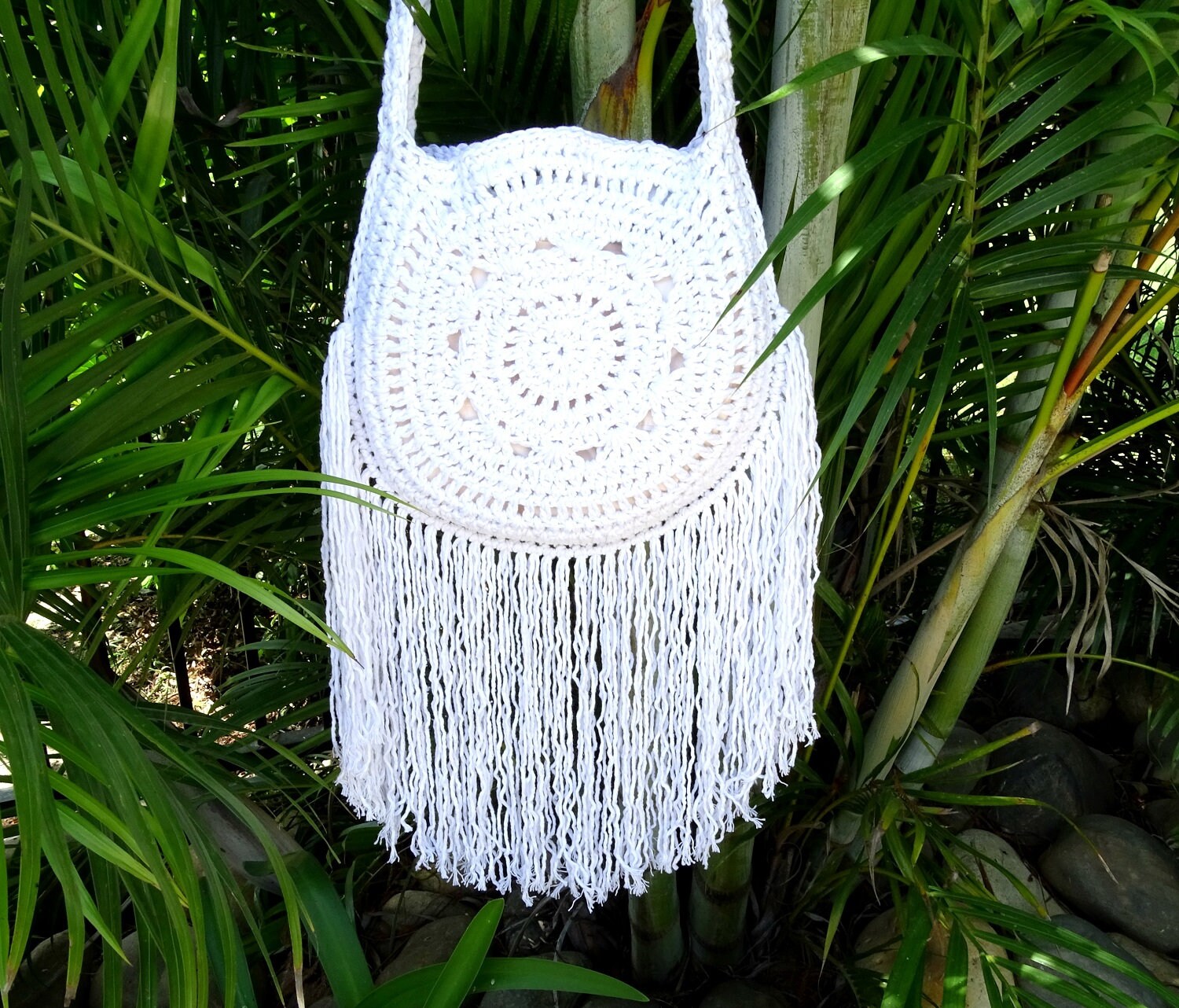 Boho Crochet Shoulder Bag Pattern PDF – DIY Tote Purse Tutorial - Etsy