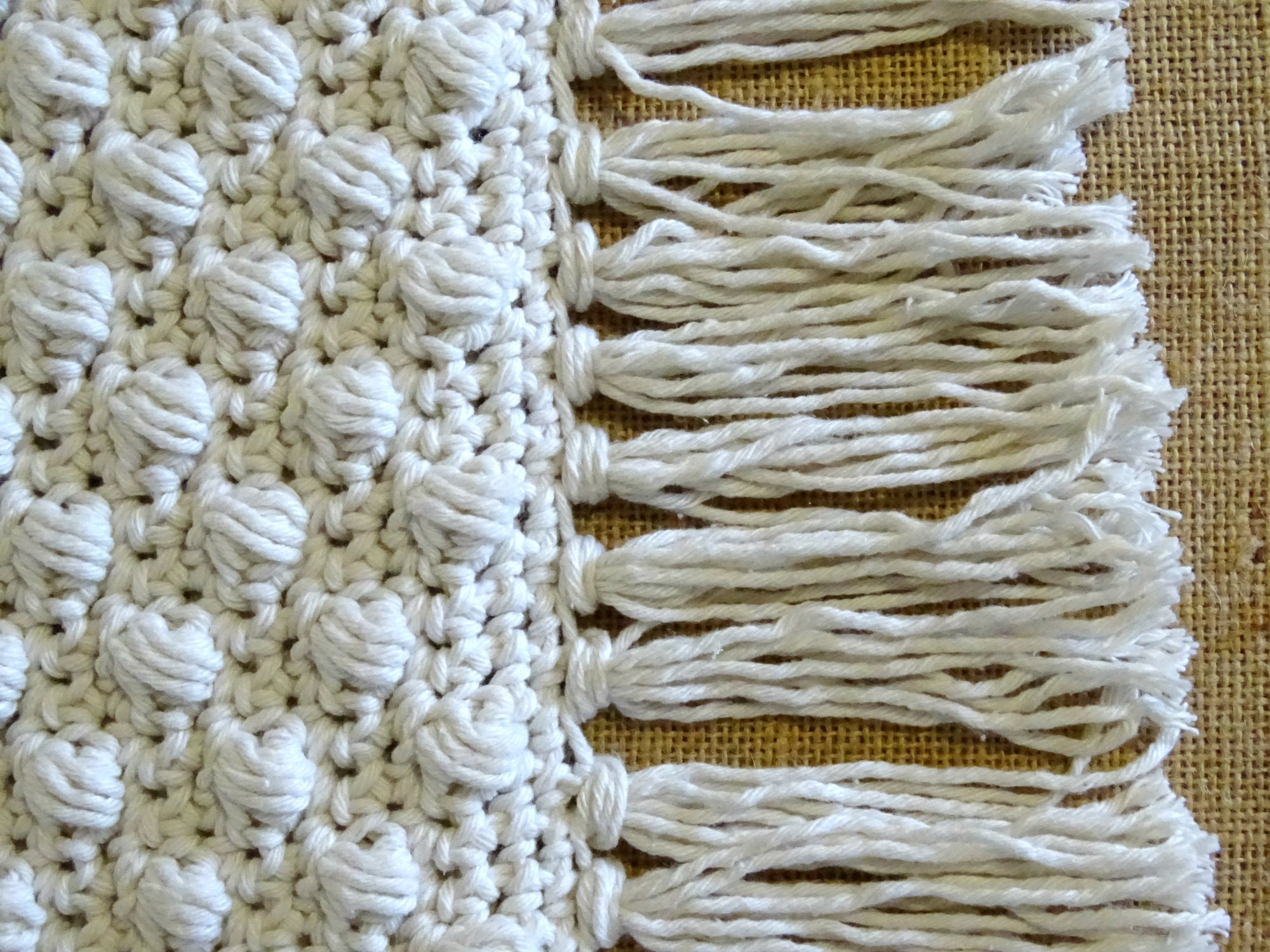 Crochet Cushion Cover Pattern DIY Crocheted Boho Throw - Etsy