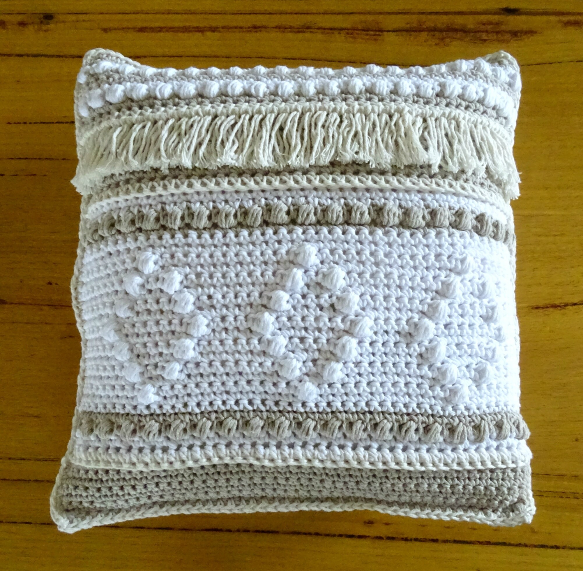 Crochet Cushion Cover Pattern DIY Crocheted Boho Throw | Etsy Australia