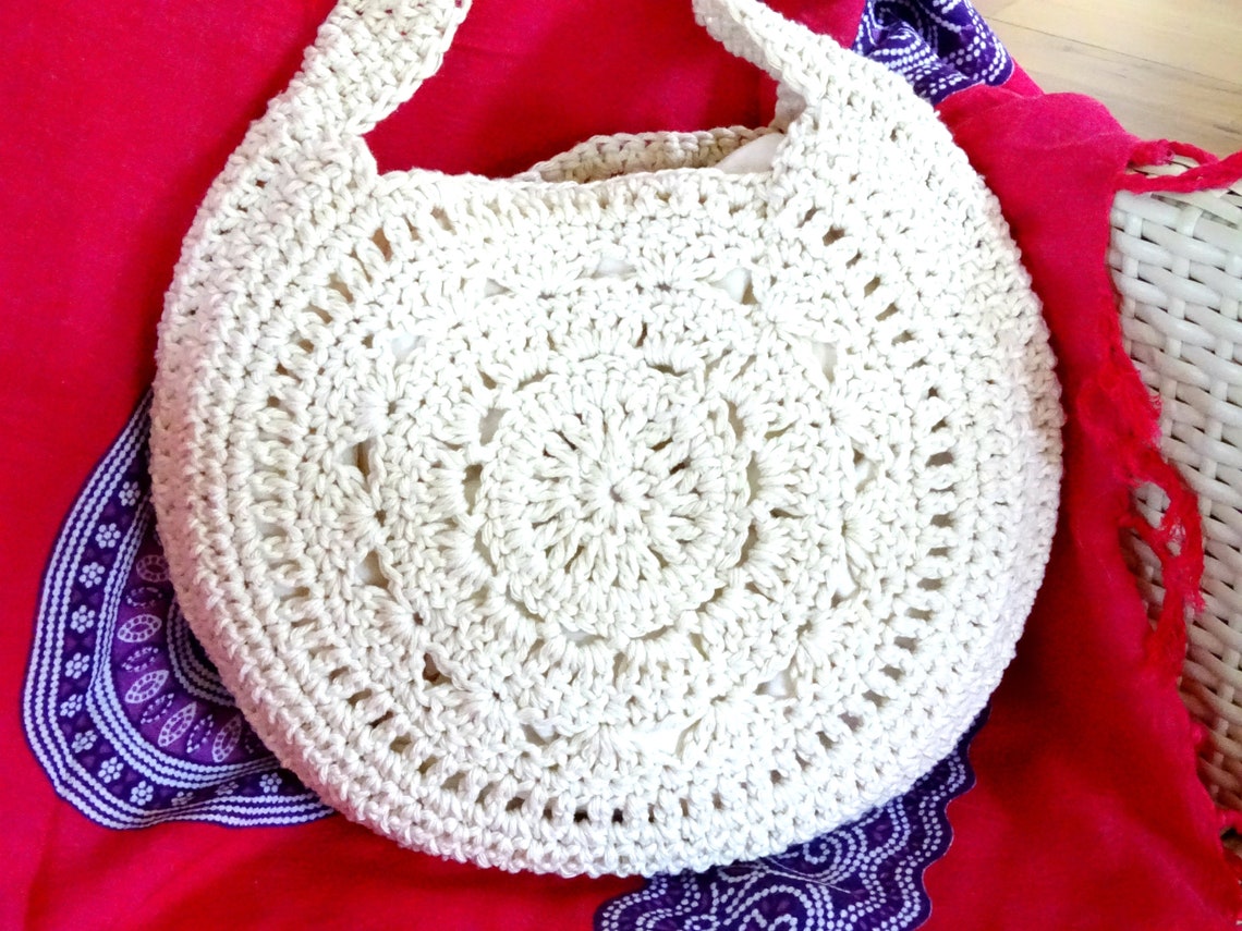 Easy Crochet Bag Pattern DIY Bag Pattern Tutorial PDF | Etsy