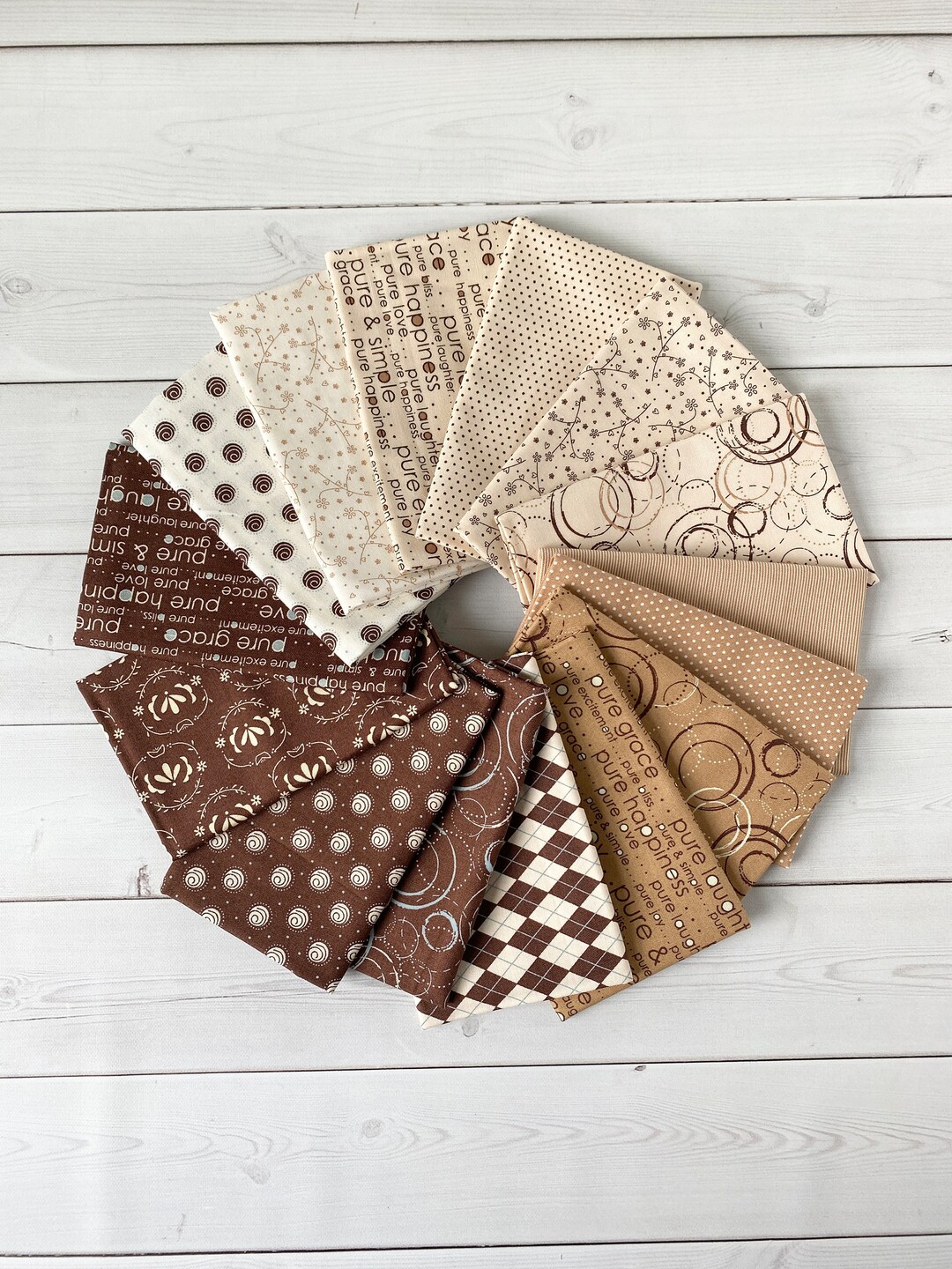 Pure Fat Eighth Bundle 15 Fabrics by Sweetwater for Moda - Etsy