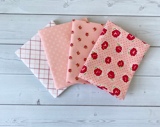 Smitten by Bonnie & Camille for Moda, 4 Fat Quarters - Etsy