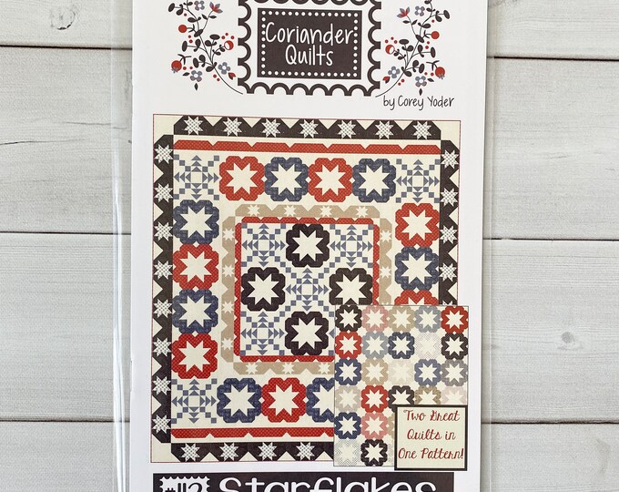 Starflakes by Corey Yoder of Coriander Quilts - New - Etsy