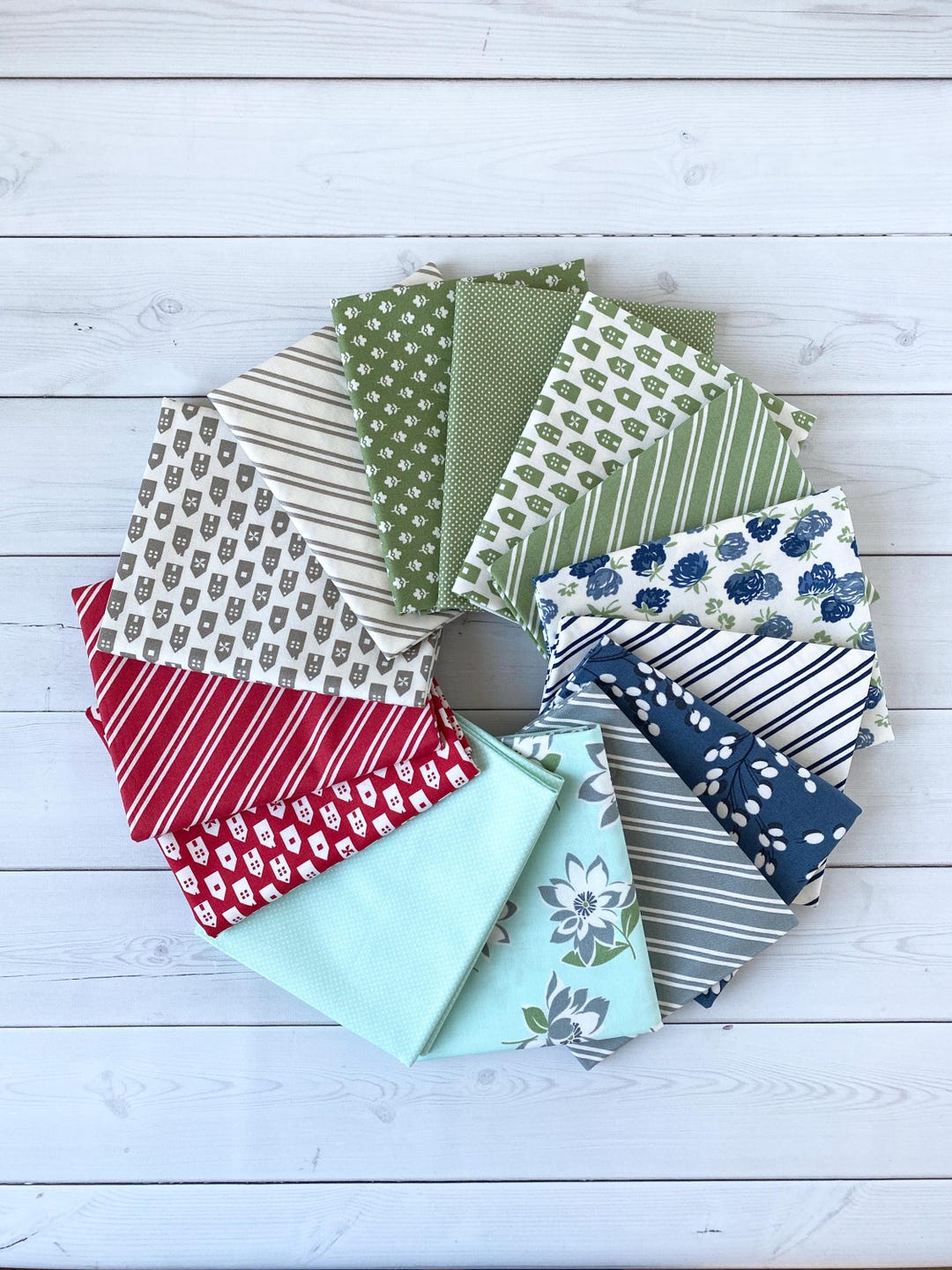 At Home by Bonnie & Camille for Moda, 14 Fat Quarters - Etsy