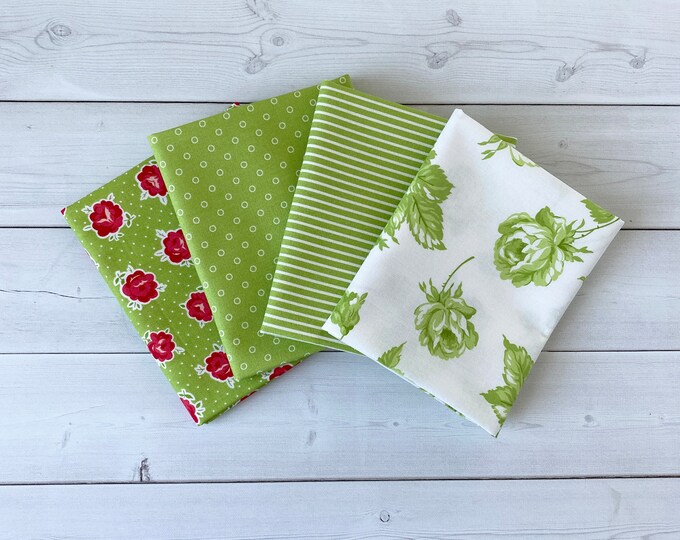 Smitten by Bonnie & Camille for Moda, 4 Fat Quarters - Etsy