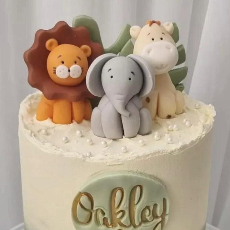 Fondant Wild Toppers - Etsy UK
