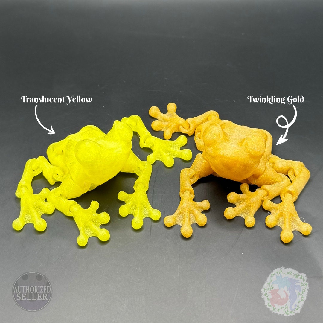 3D Print Articulated Frog - Etsy