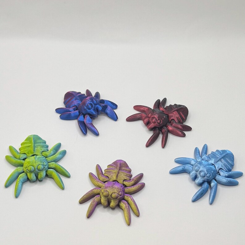 3D Print Little Articulated Spider - Etsy