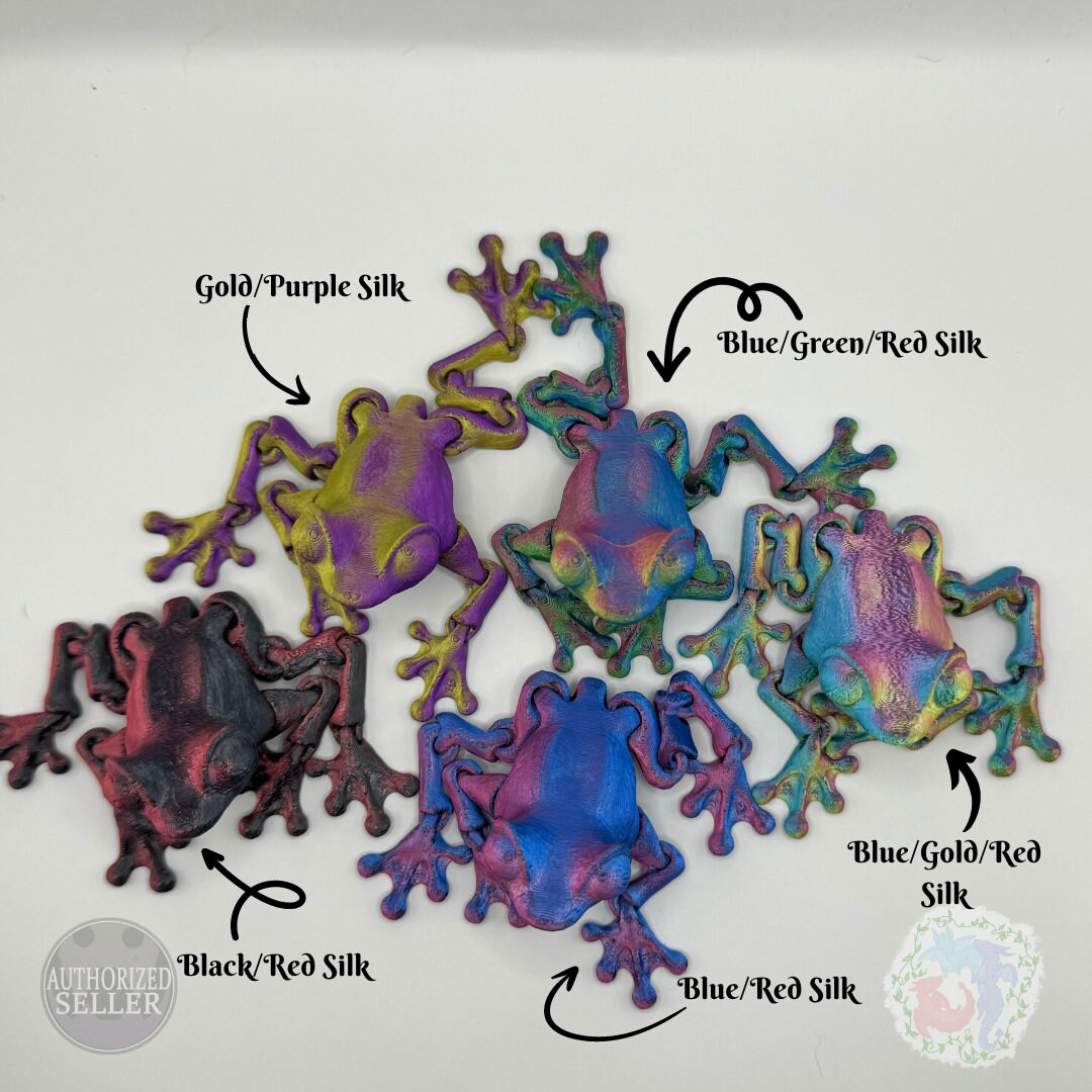 3D Print Articulated Frog - Etsy
