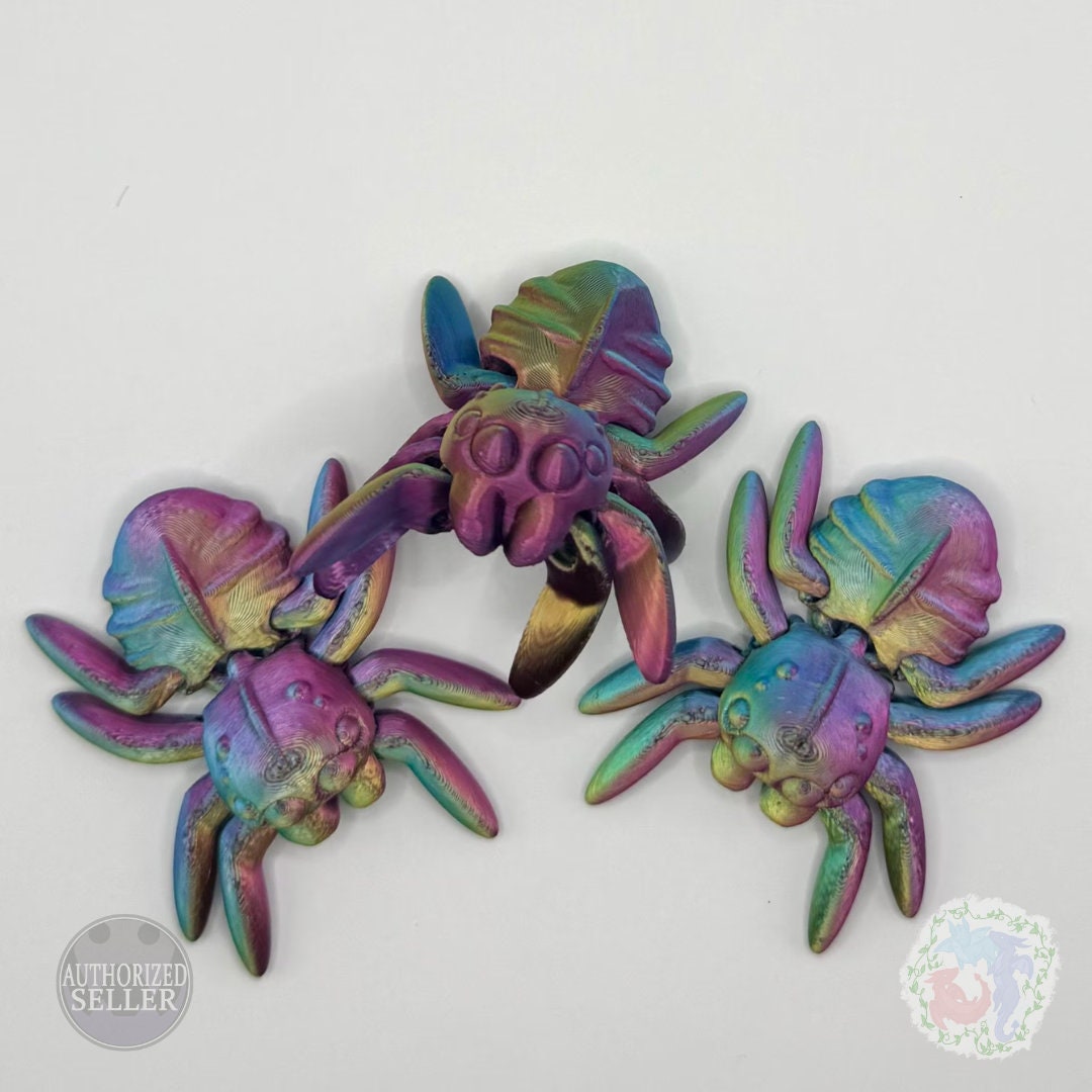 3D Print Little Articulated Spider - Etsy