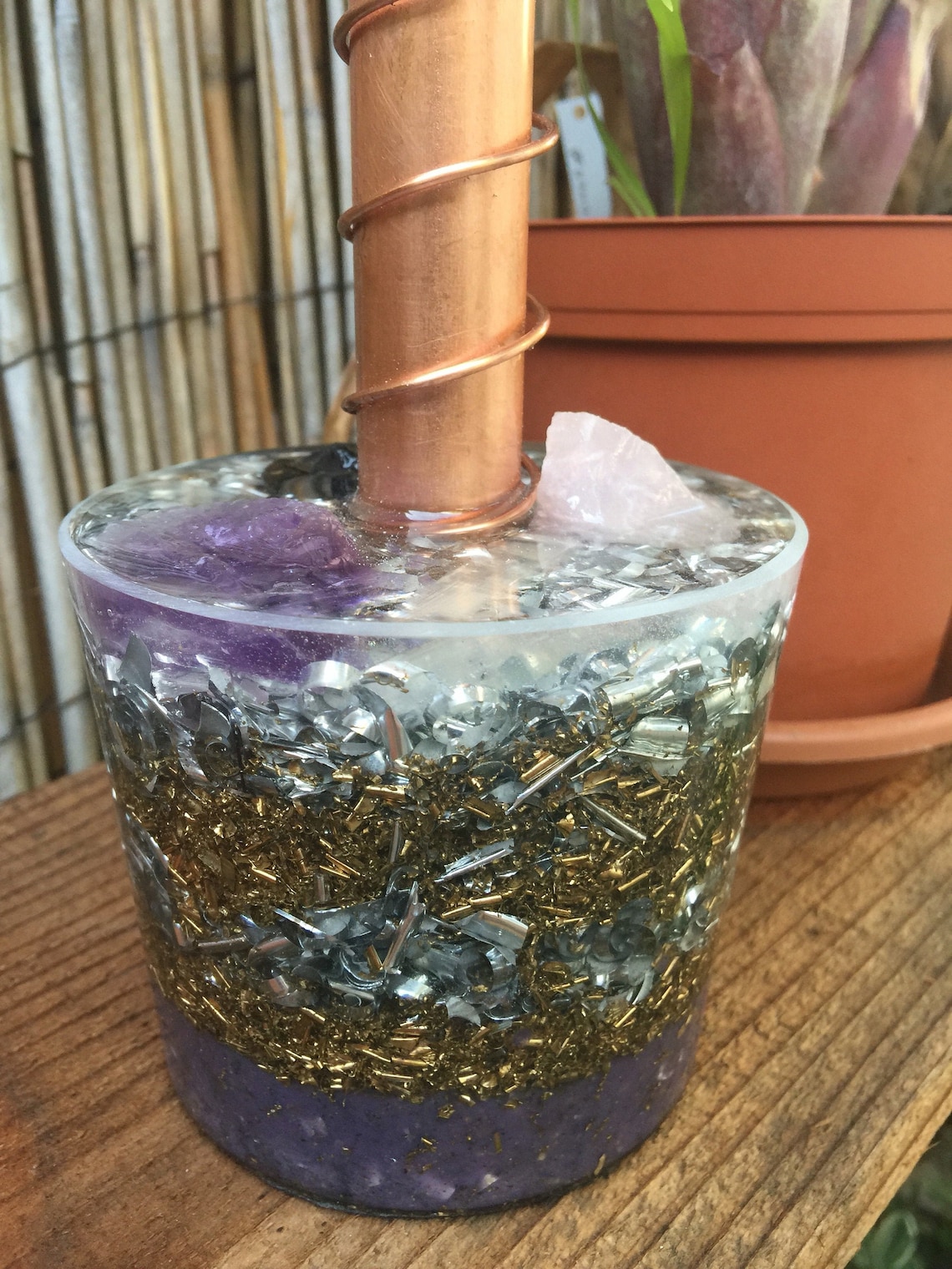 Stunning Tall Twist Powerful Tabletop Orgone Cloud Buster - Etsy