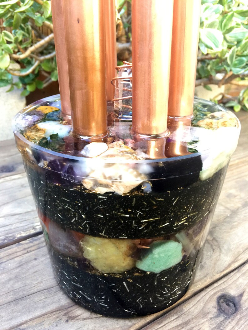 Six Shooter Orgone Cloud Buster – Crystal Energy Harmonizer (double ...