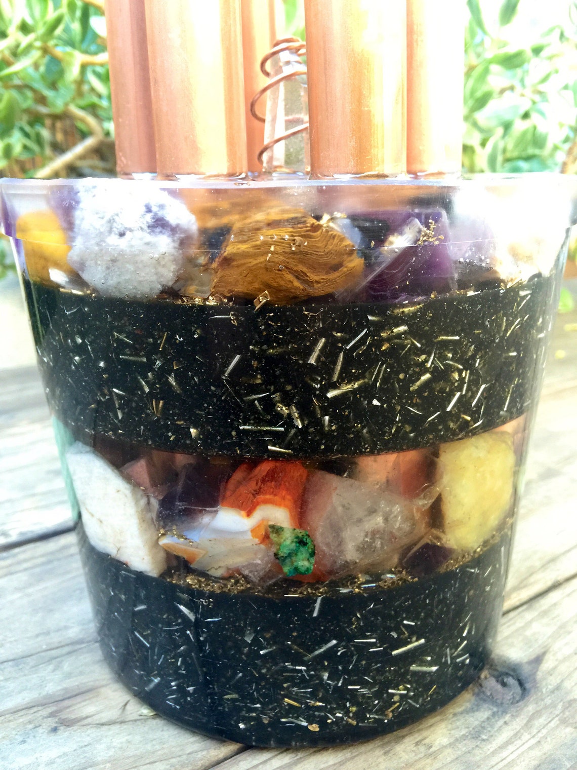 Six Shooter Orgone Cloud Buster – Crystal Energy Harmonizer (double ...