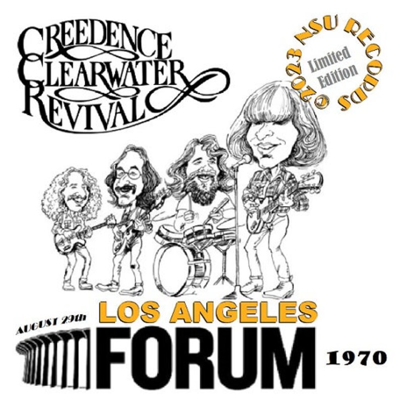 Creedence Clearwater Revival Los Angeles Forum 1970 August 29th, LTD CD ...