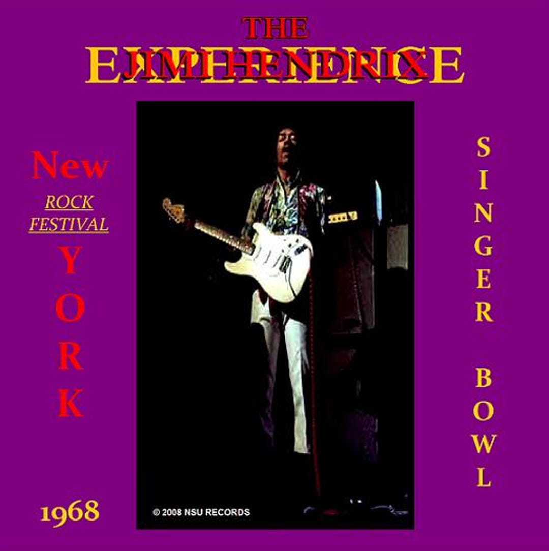Jimi Hendrix Live at the Singer Bowl 1968 August 23rd, LTD CD OOP!! - Etsy