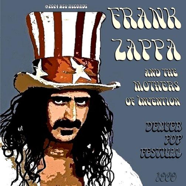 Frank Zappa & the Mothers of Invention Denver Pop Fest 1969 June 27 Ltd ...